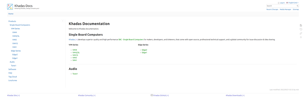 Khadas Docs Upgrade - Announcements - Khadas Community