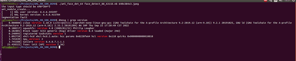 【VIM3】运行AML_NN_SDK_DEMO时报错 - VIM3 - Khadas Community