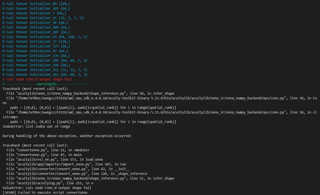 Convert onnx model error - VIM3 - Khadas Community