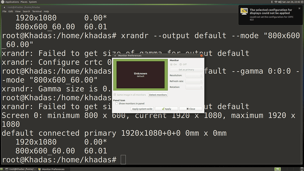 Ubuntu change display resolution HDMI - General Discussion - Khadas ...