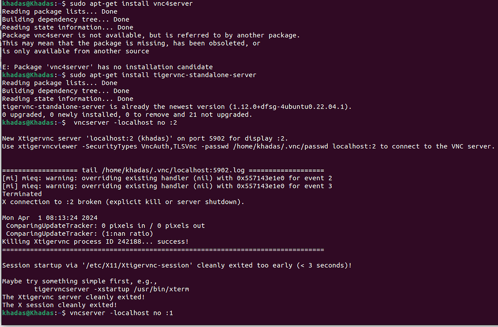 Vim4 Vncserver Share Or Mirror Displaying Vim4 Khadas Community 