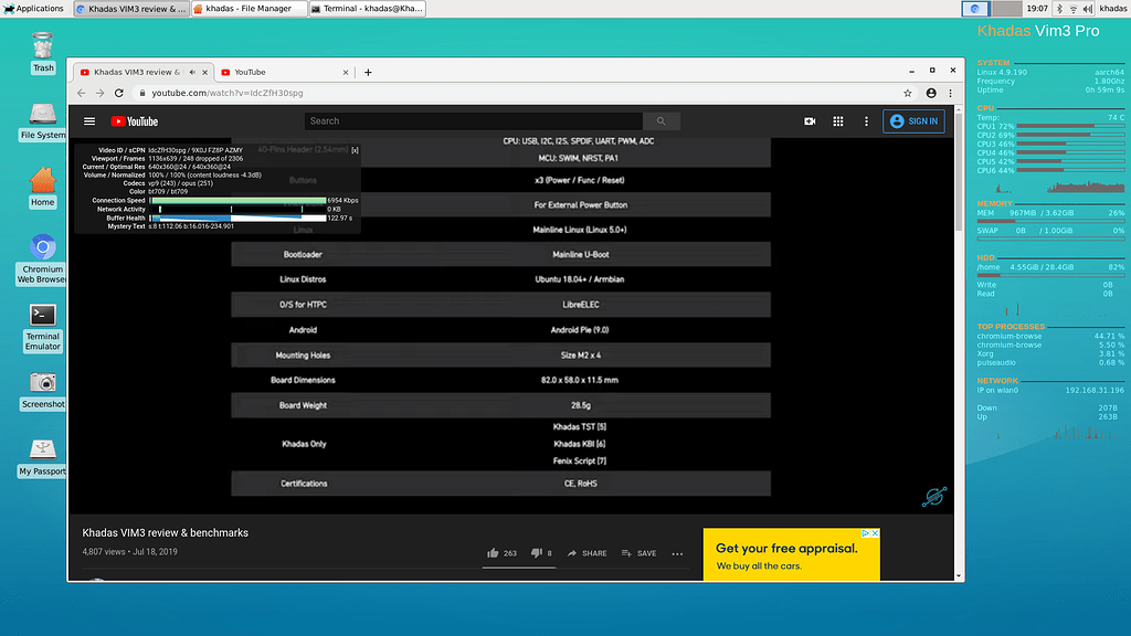 Vim3 thermal with the new heat sink - VIM3 - Khadas Community