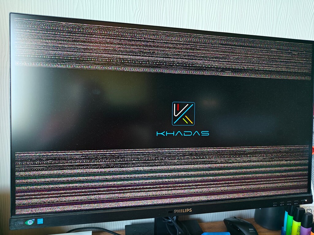 Blurred screen at boot after image instal - VIM1S - Khadas Community
