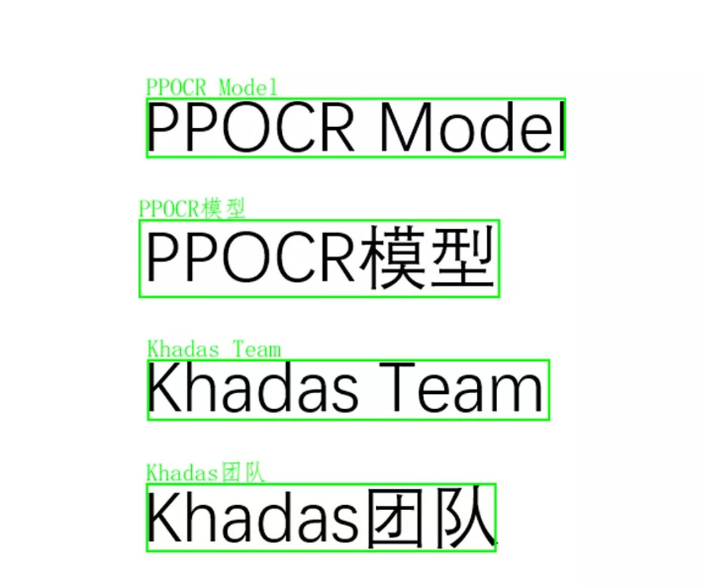 Vim4 Ksnn Text Recognition Ppocr Showcase Khadas Community